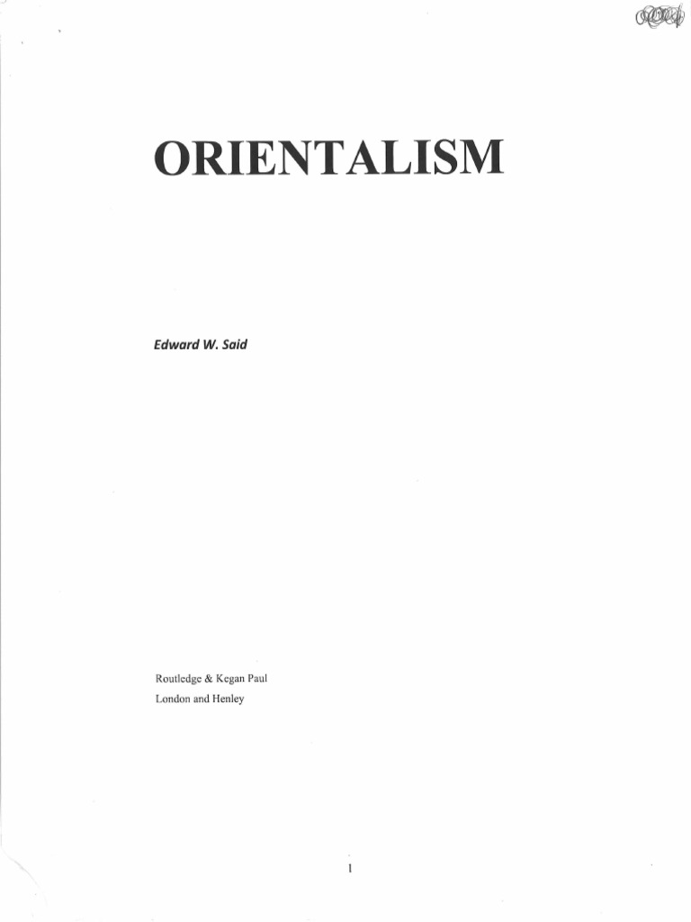 Orientalism | PDF