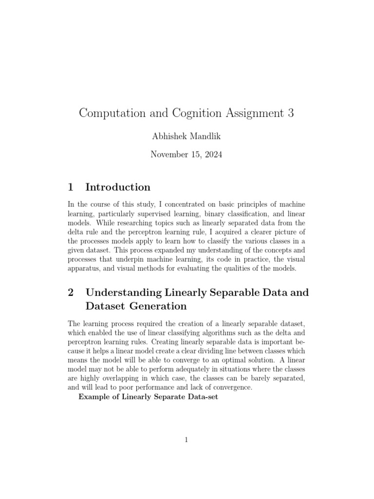 Computation_and_Cognition_assignment_3 | PDF | Support Vector Machine | Applied Mathematics