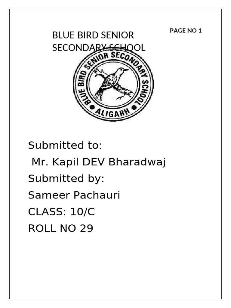 Student Submission for Class 10/C | PDF