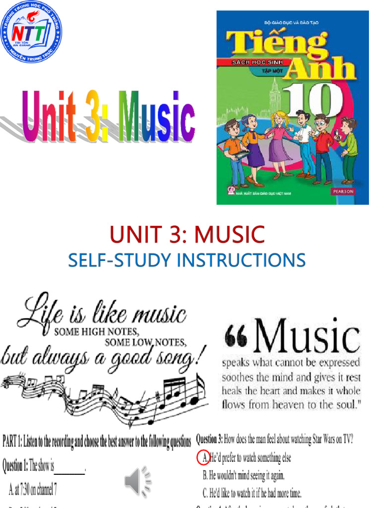 G10-25-UNIT-3-MUSIC-Self-study-instructions | PDF