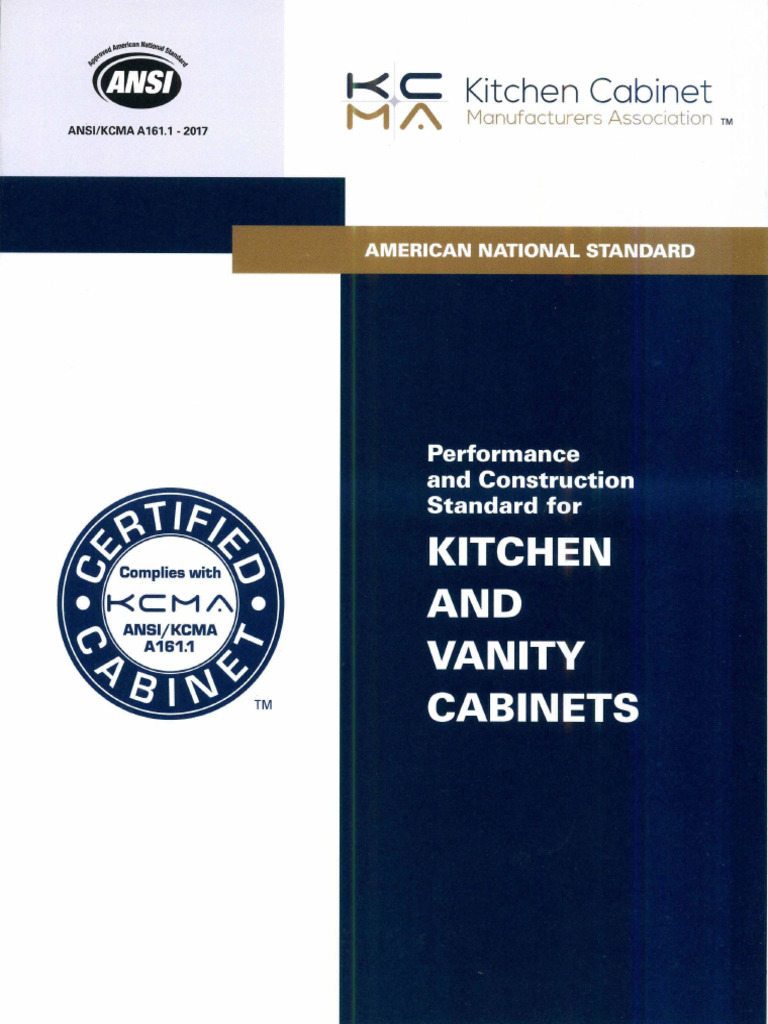Ansi-Kcam A 161.1-2017 | PDF