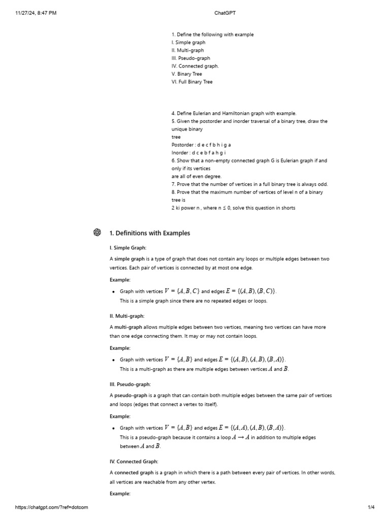 ass unit 5 maths | PDF | Vertex (Graph Theory) | Theoretical Computer Science