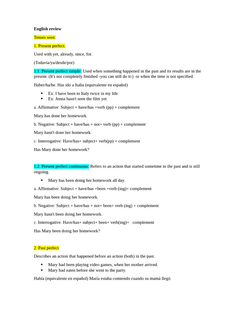 English Review | PDF