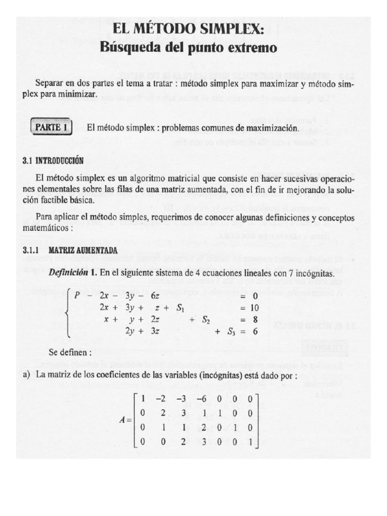 4.1 CAP 4 PARTE 2 SIMPLEX 19 SEPTIEMBRE | PDF