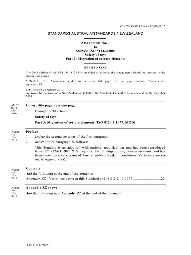 Toy Safety Standards Update | PDF