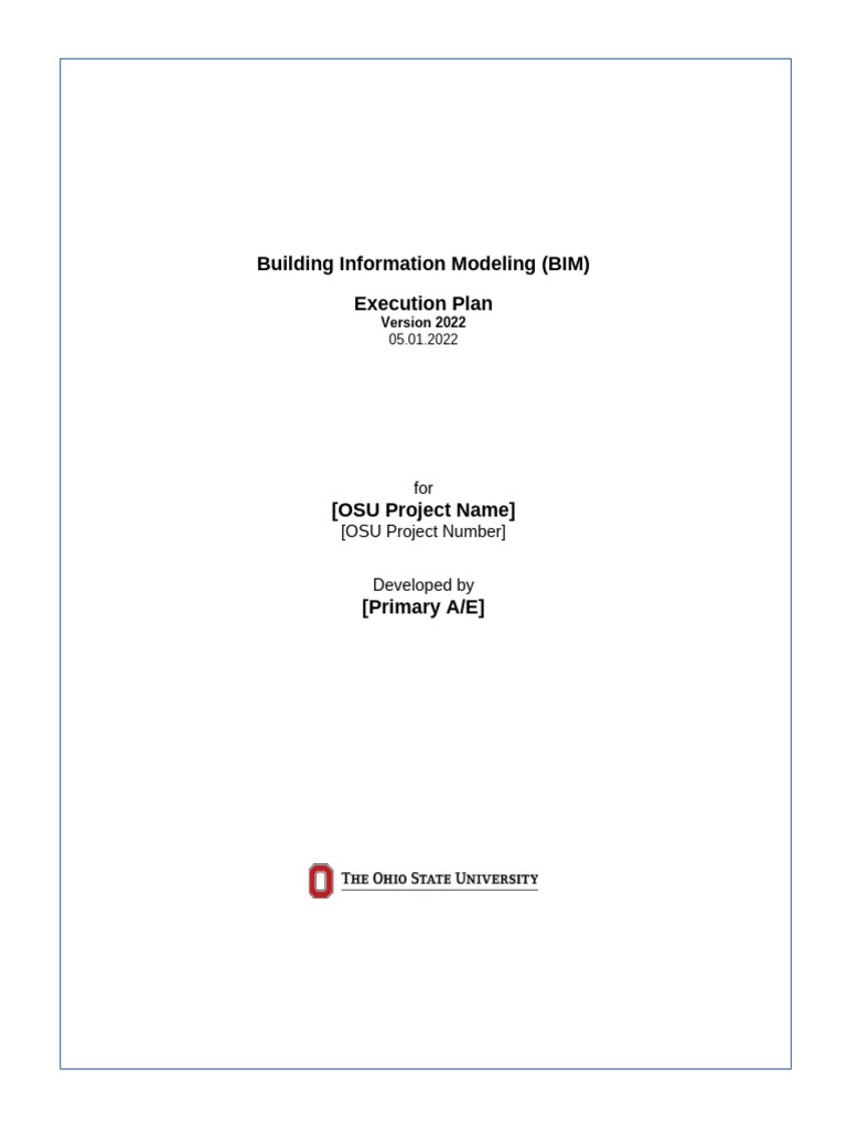 ohio-state_bim_ep_v2022 | PDF | Building Information Modeling | Computing