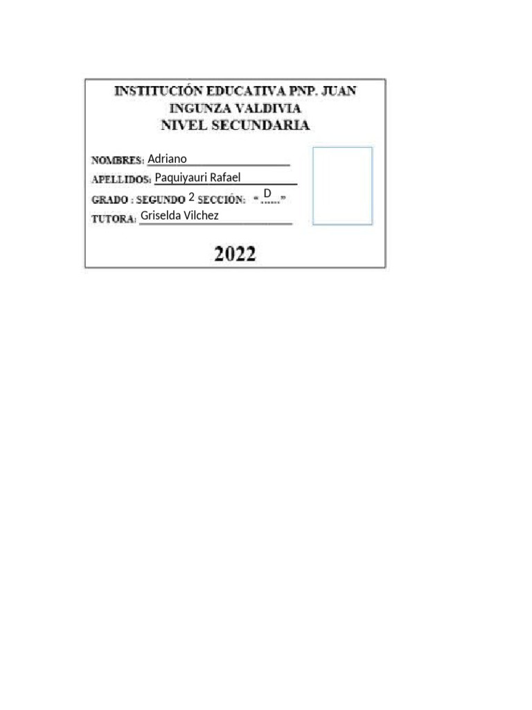 Carnet de Colegio | PDF