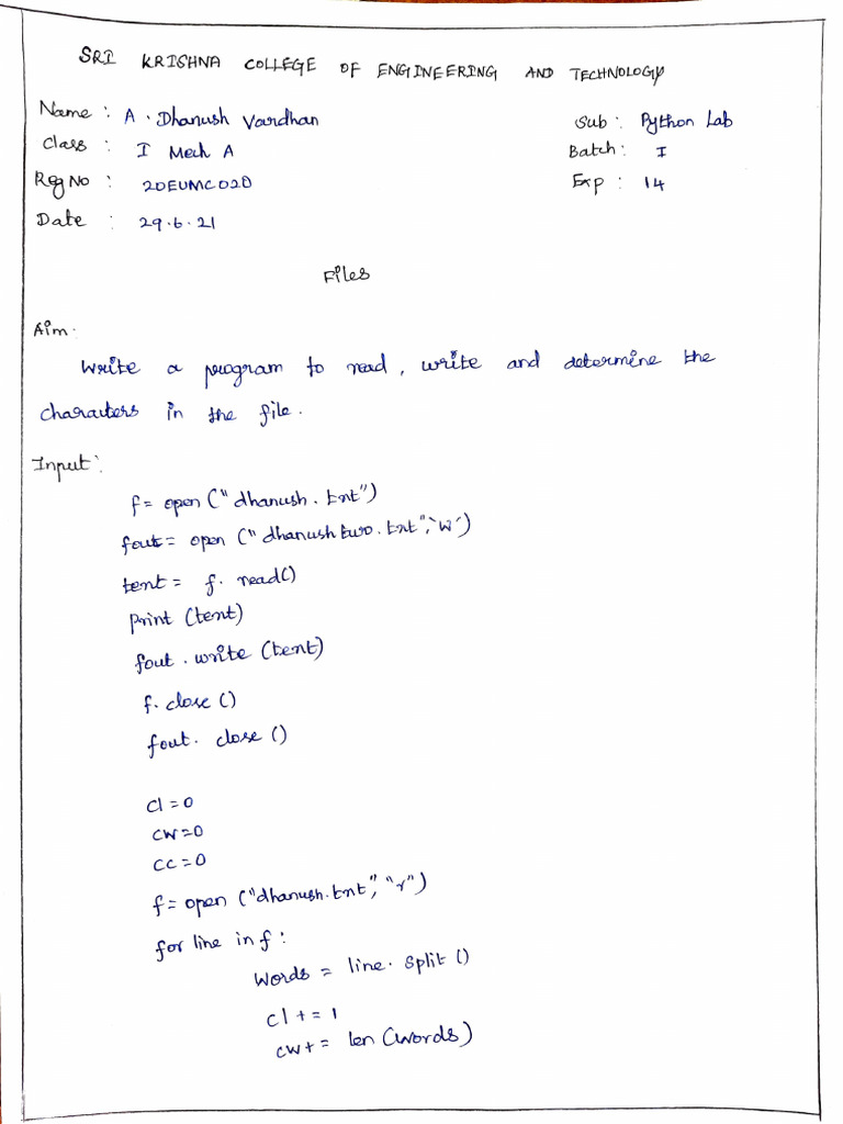 python lab 14 | PDF | Computing