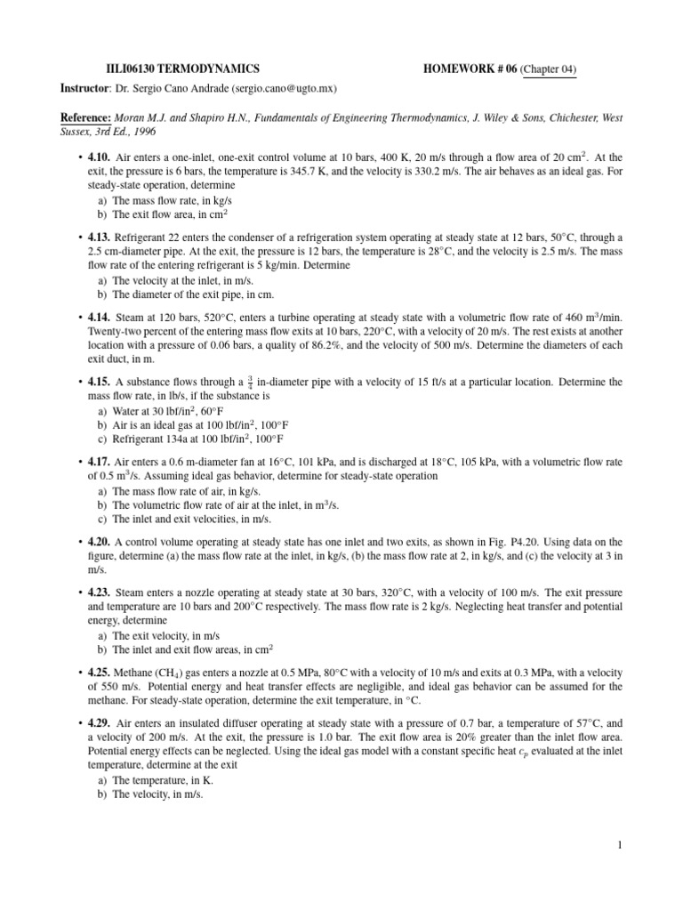 HW-06 | PDF | Flow Measurement | Turbine