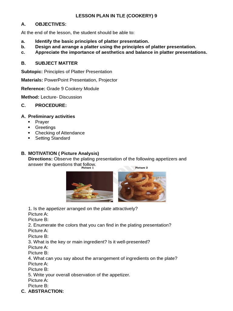 Principles of Platter Presentation | PDF | Cognition | Cognitive Science
