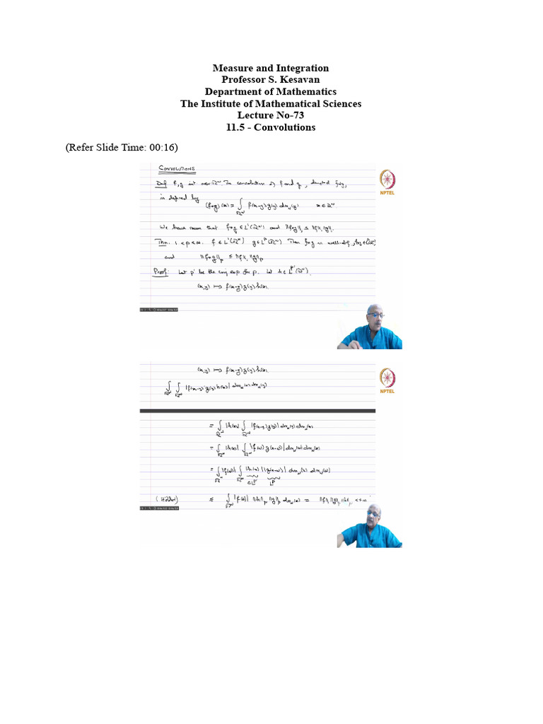 lec73 | PDF | Convolution | Function (Mathematics)