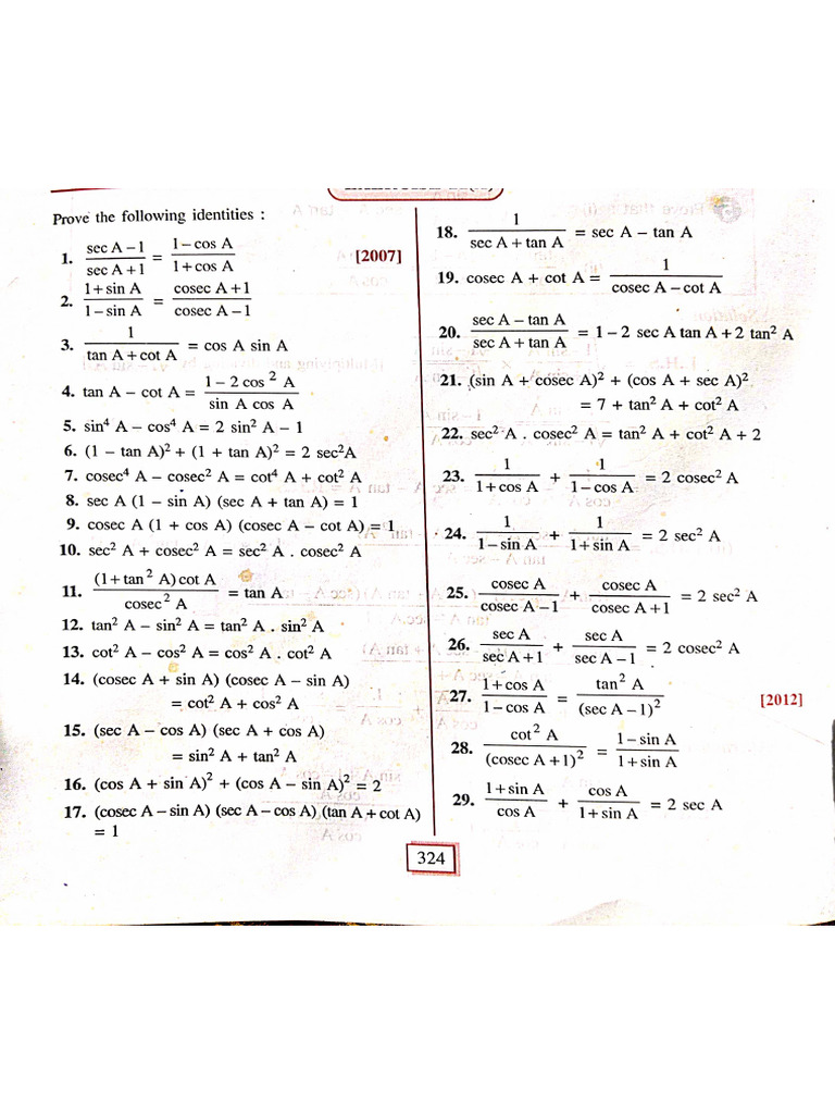 Trignometry | PDF