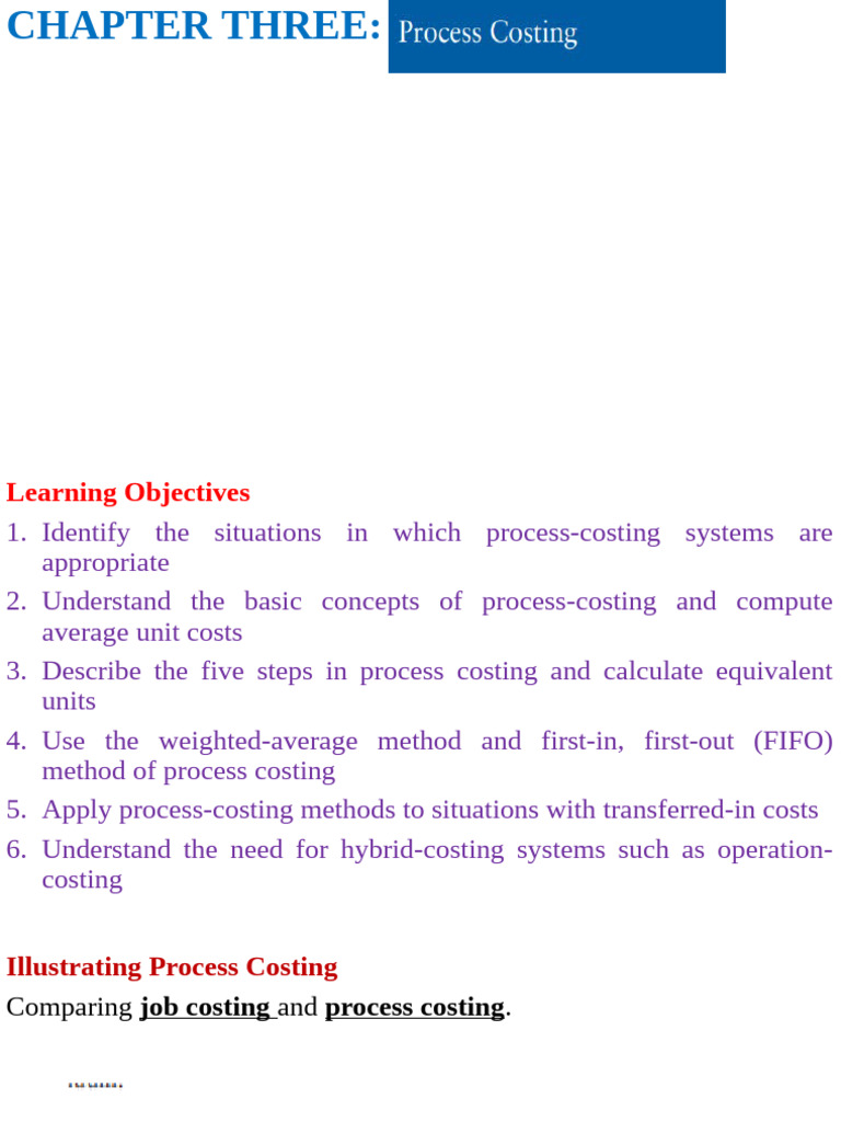 process costing | PDF | Cost Of Goods Sold | Inventory