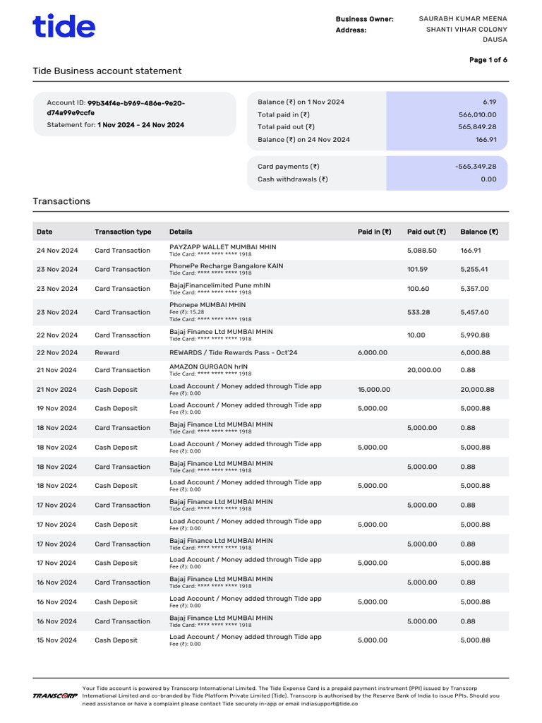6742ed161978f3c084347947-Tide_Account_Statement_01-11-2024_24-11-2024 ...
