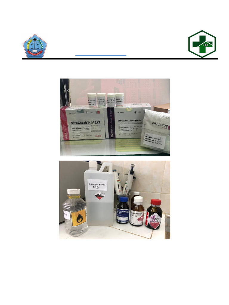 Bukti Pelabelan Reagensia Puskesmas | PDF