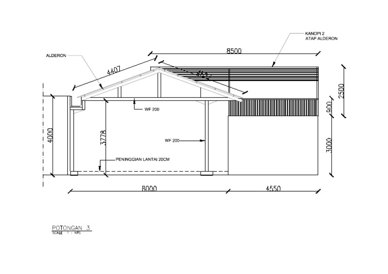 Potongan 3 Atap | PDF
