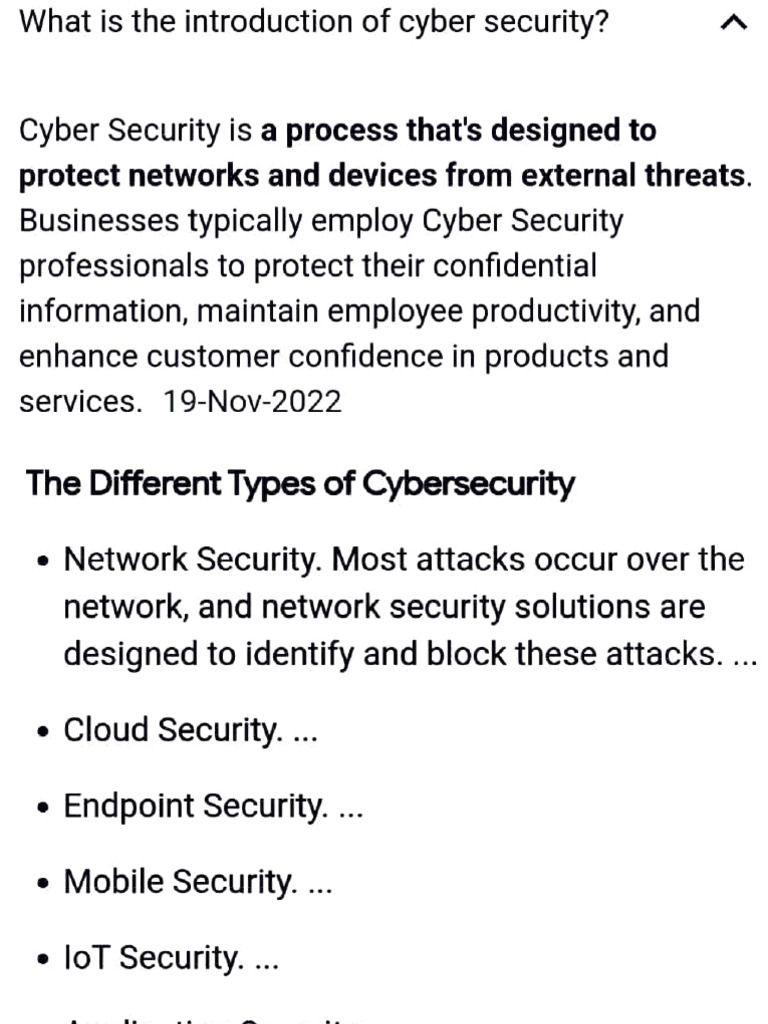 Cyber Unit 1 | PDF