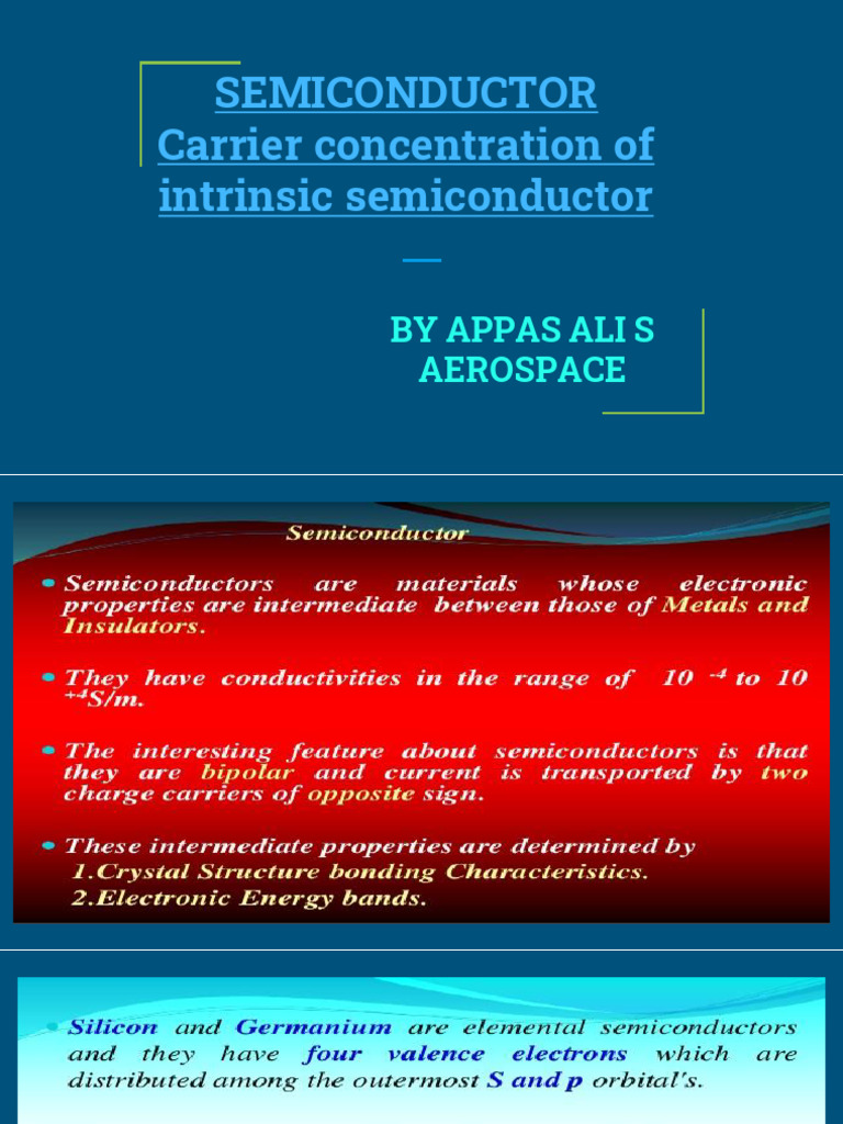 PHYSICS semiconductors | PDF