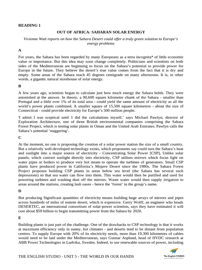 U5-READING | PDF | Nature | Earth Sciences