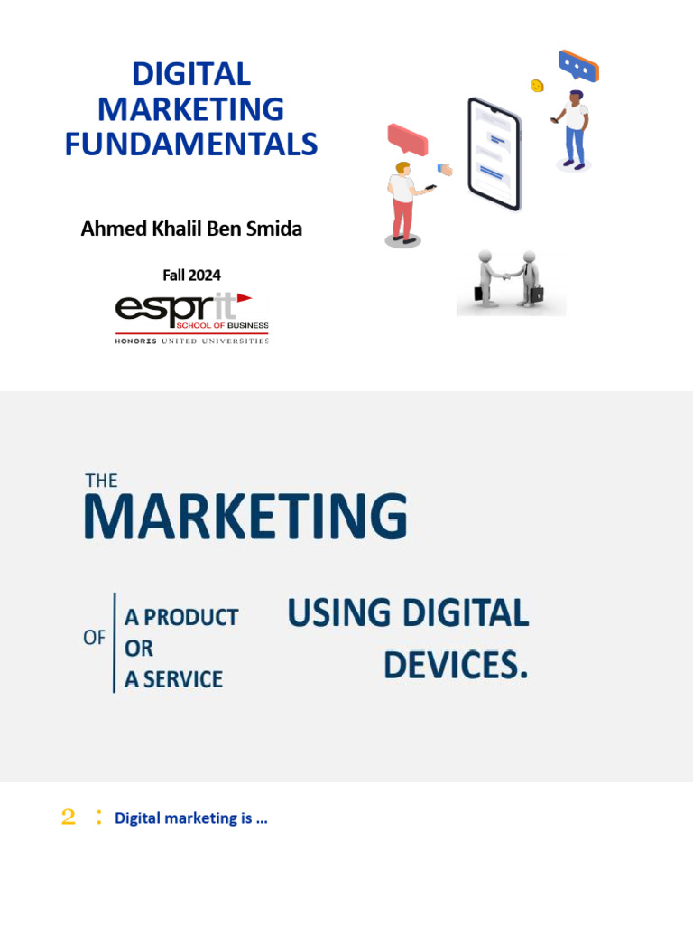Chapter 1 - Digital Marketing Course | PDF