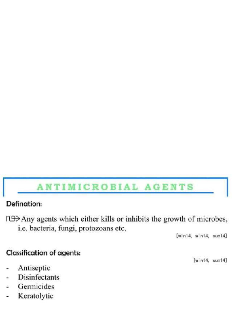 Anti Microbial | PDF