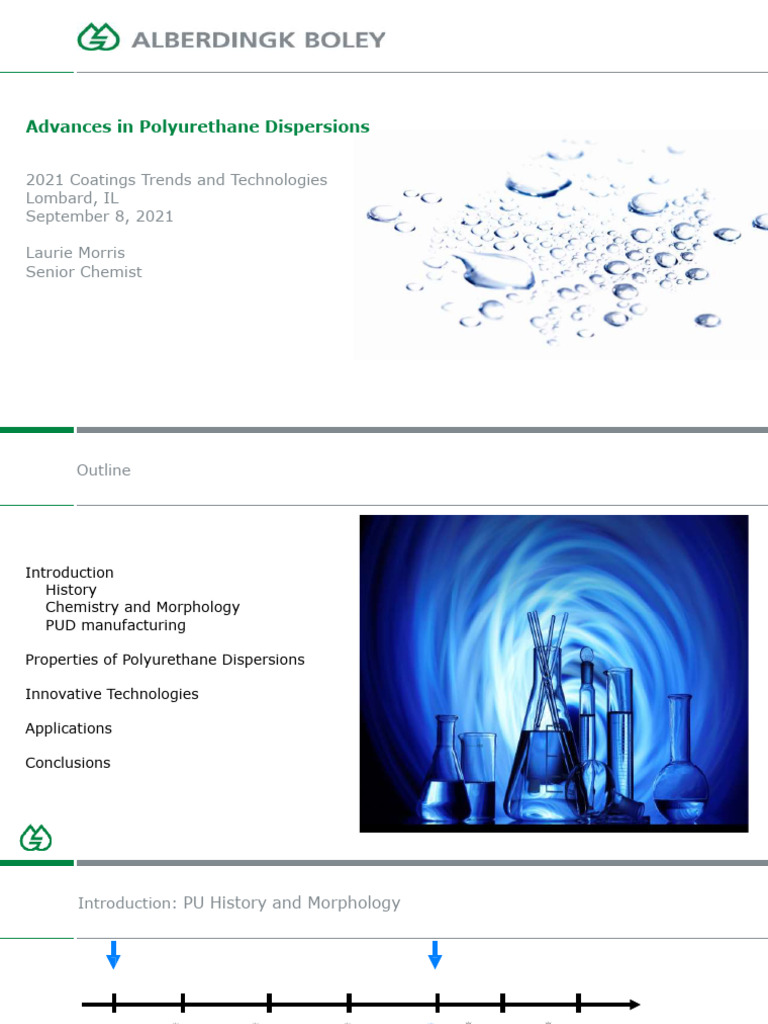 Laurie-Morris Alberdingk-Boley CTT2021 | PDF | Polyurethane | Chemistry