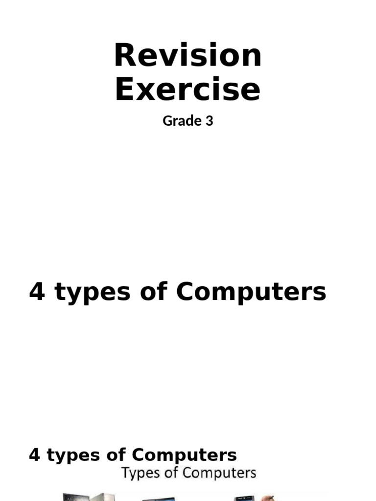Grade 3 Revision Exercise | PDF