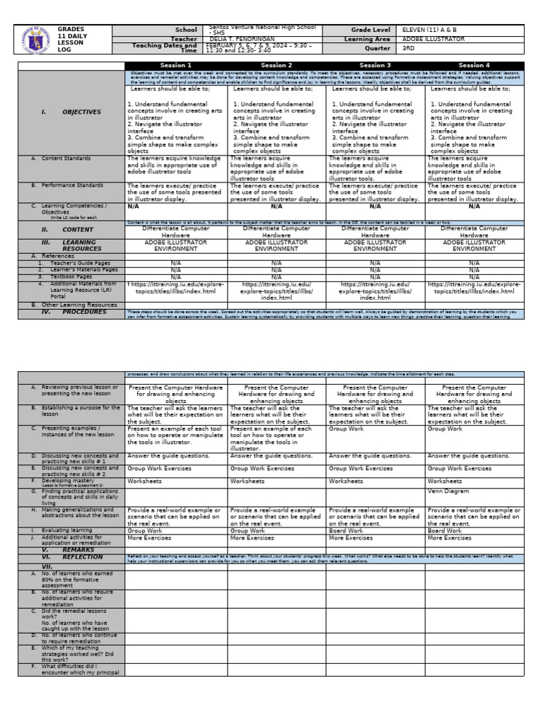ADOBE 9- 3RD QUARTER | PDF | Learning | Teachers
