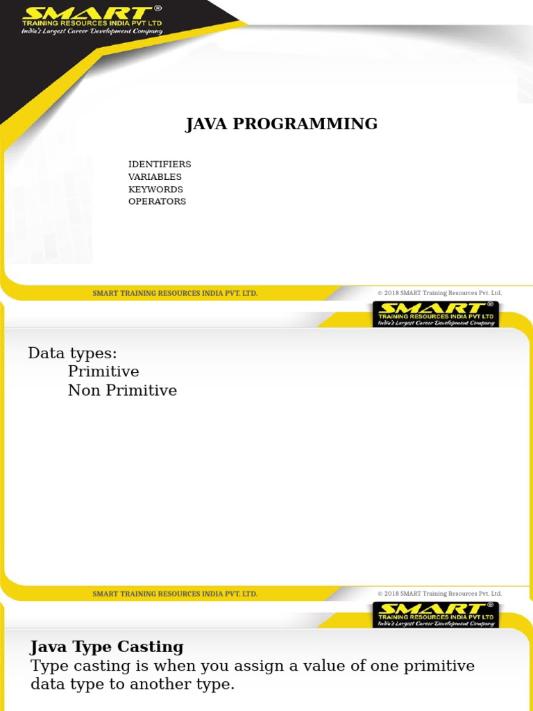 java2 | PDF | Integer (Computer Science) | Software Development java2 | PDF | Integer (Computer Science) | Software Development