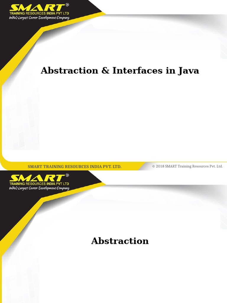 abstract classes n Interface | PDF | Class (Computer Programming) | Method (Computer Programming)
