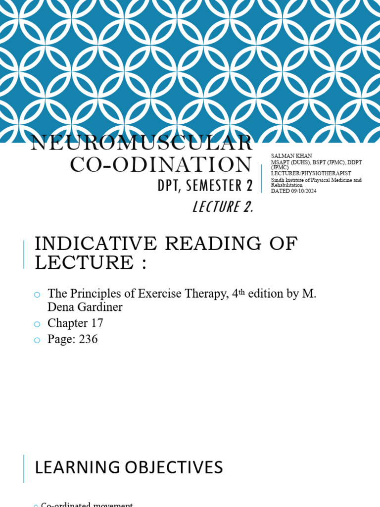 Neuro - Muscular Coordination | PDF | Cerebellum | Skeletal Muscle