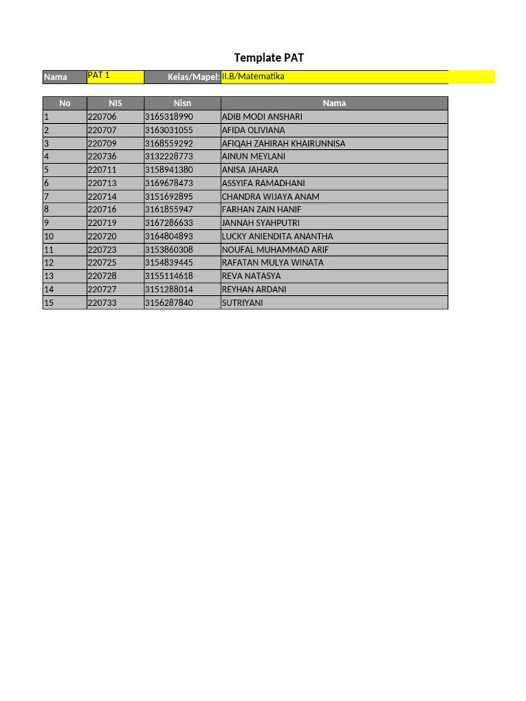 PAT-II.B-Matematika | PDF