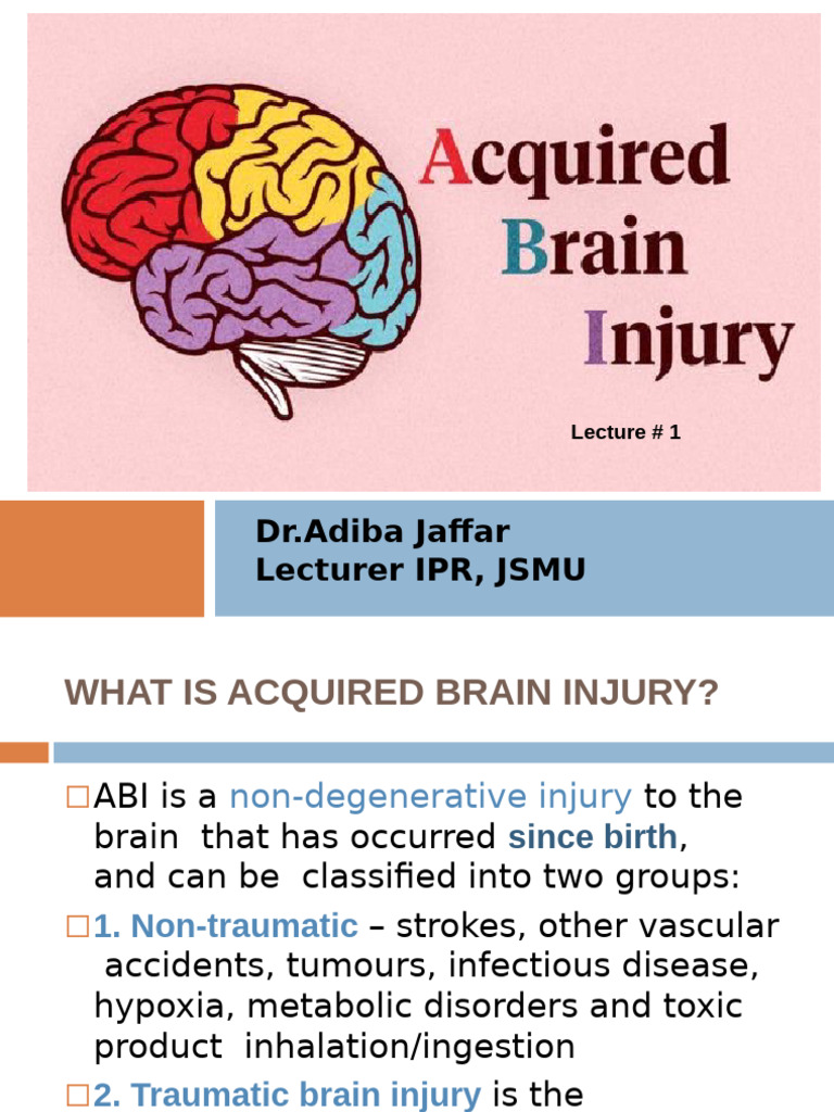 Understanding Acquired Brain Injury in Children | PDF | Traumatic Brain ...