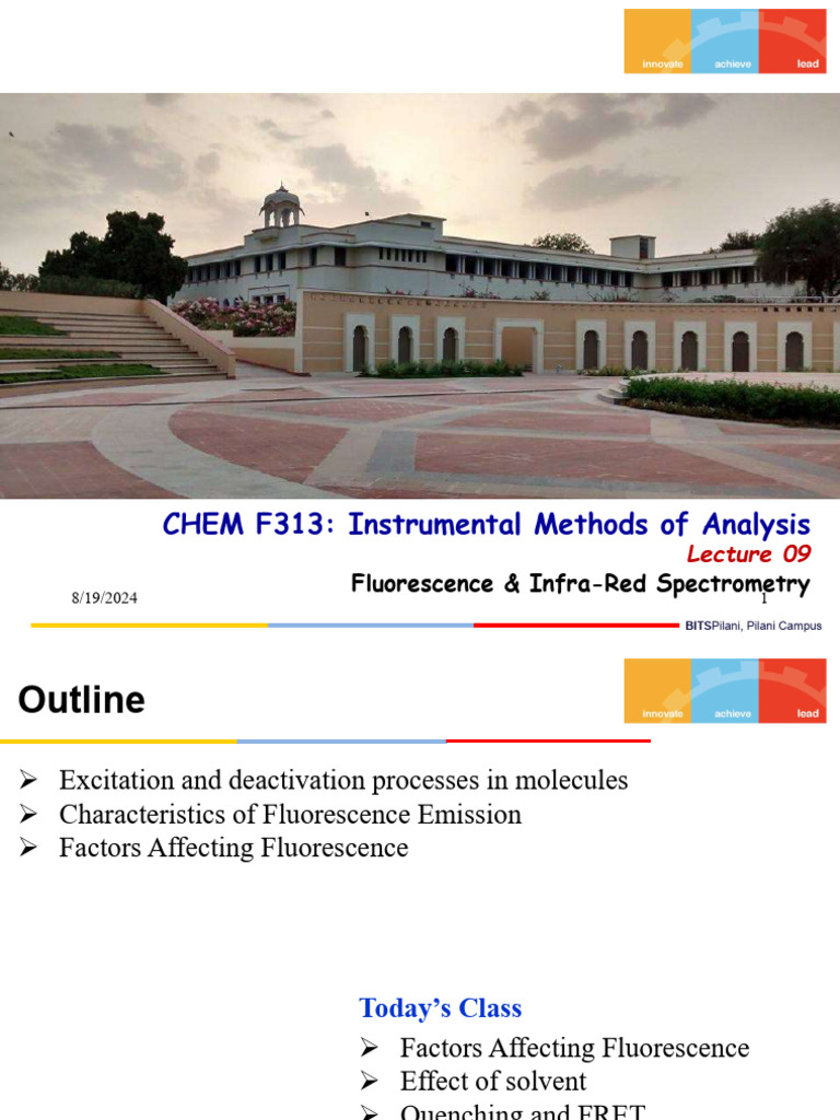 L9 | PDF | Infrared Spectroscopy | Atomic