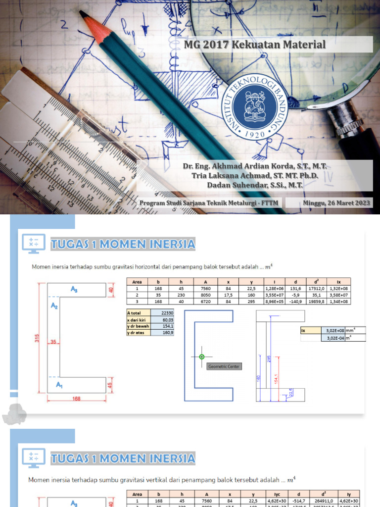 Minggu Ke 11 Gaya Lintang Dan Momen Lentur - 2023 | PDF