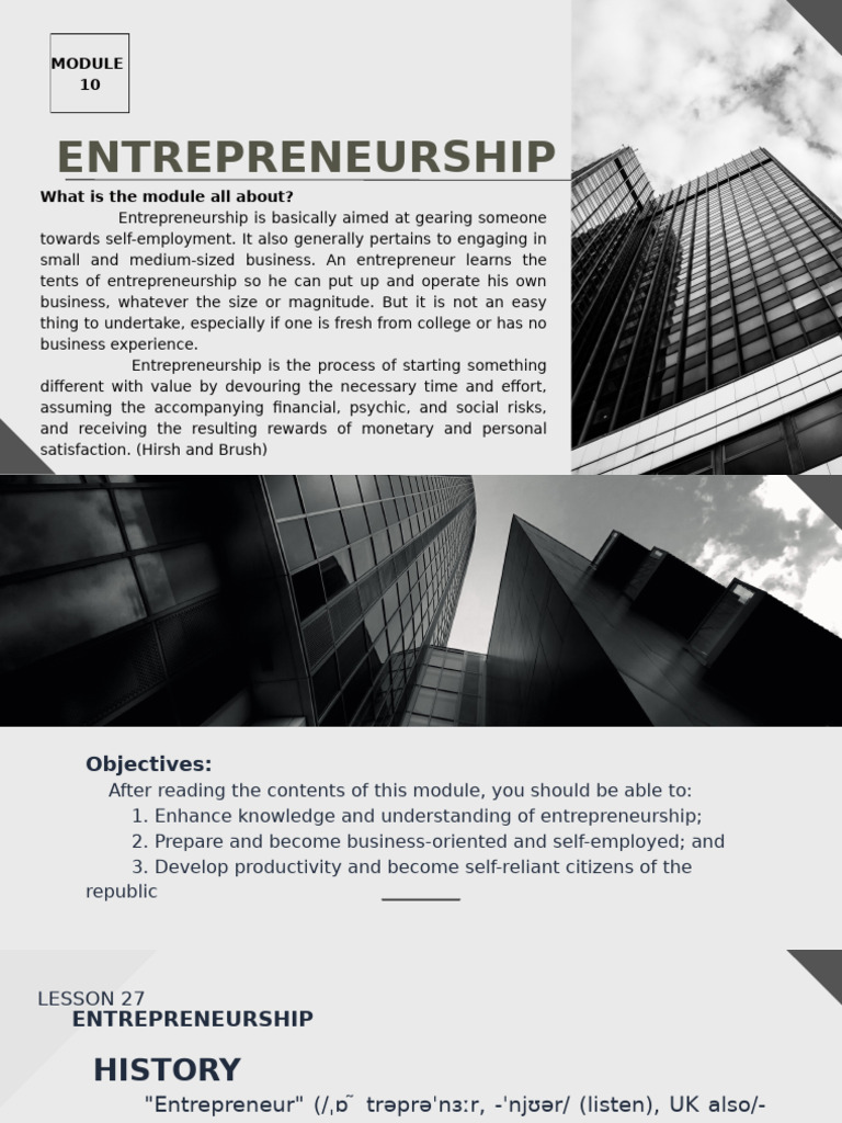 Mod-10-Entrepreneurship-Cwts 20241204 174956 0000 | PDF ...