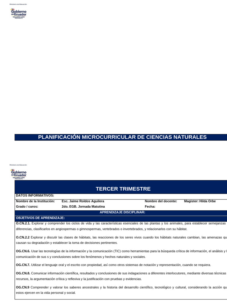 2do CCNN - 3er - Trimestre | PDF | Importar | Gases
