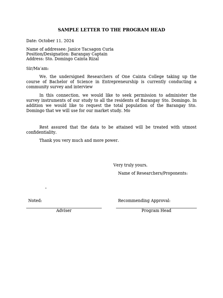 Letter-Template-for-Conducting-research-survey | PDF