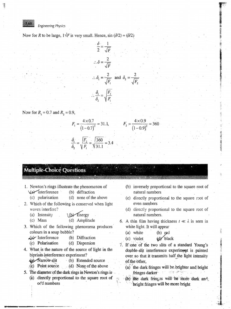 MCQ Physics | PDF