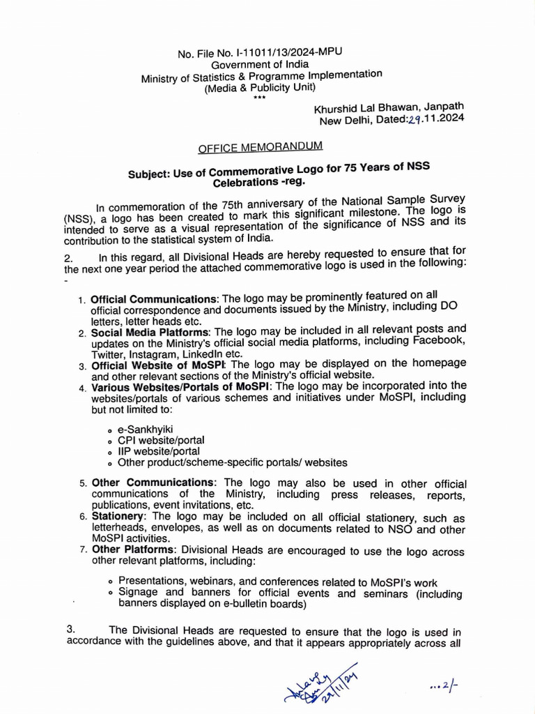 NSS 75 Years Logo | PDF