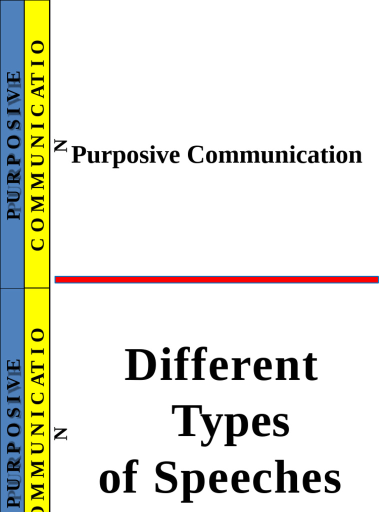 Types of Speeches in Communication | PDF | Public Speaking | Psychology