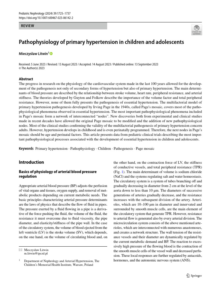 467_2023_Article_6142 | PDF | Blood Pressure | Artery