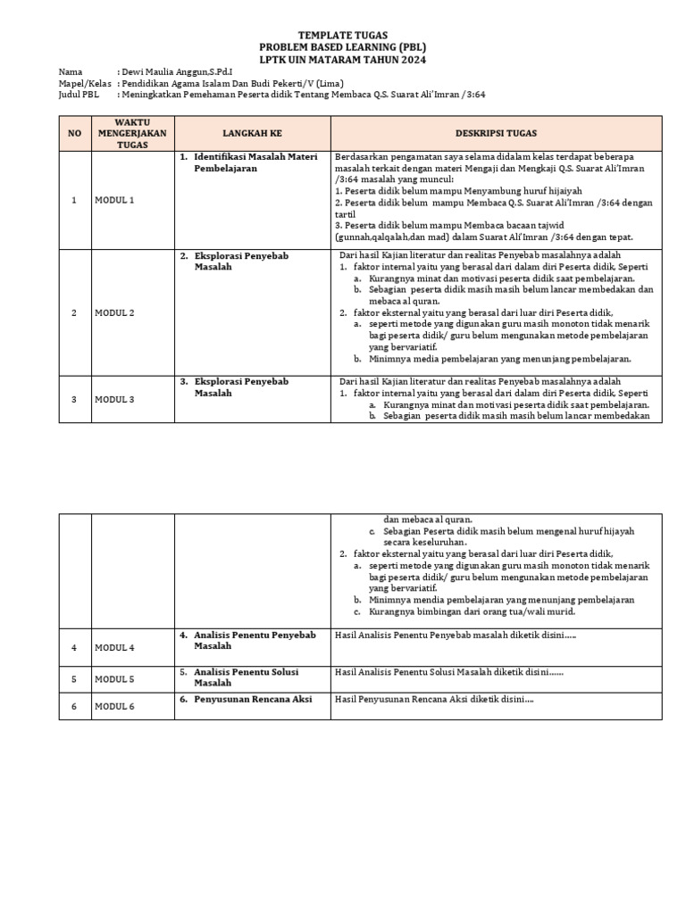TEMPLATE PBL 2024 Fixx MD 3 | PDF