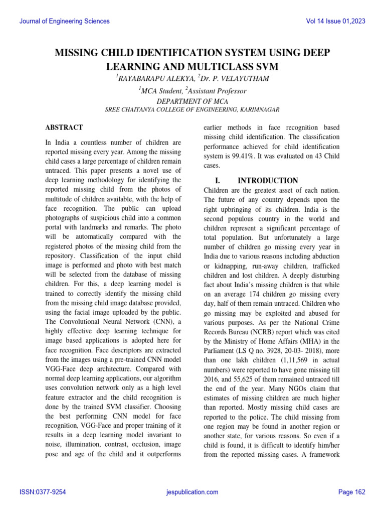 2023-V14I128 | PDF | Deep Learning | Support Vector Machine