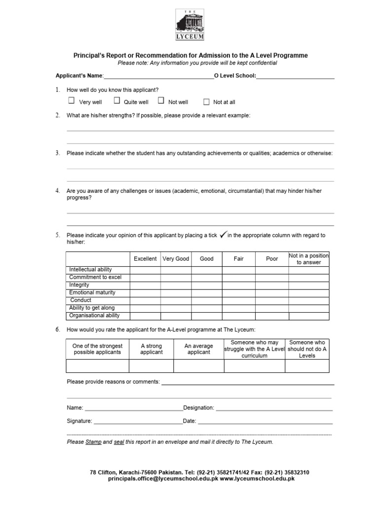 Principal's Report | PDF