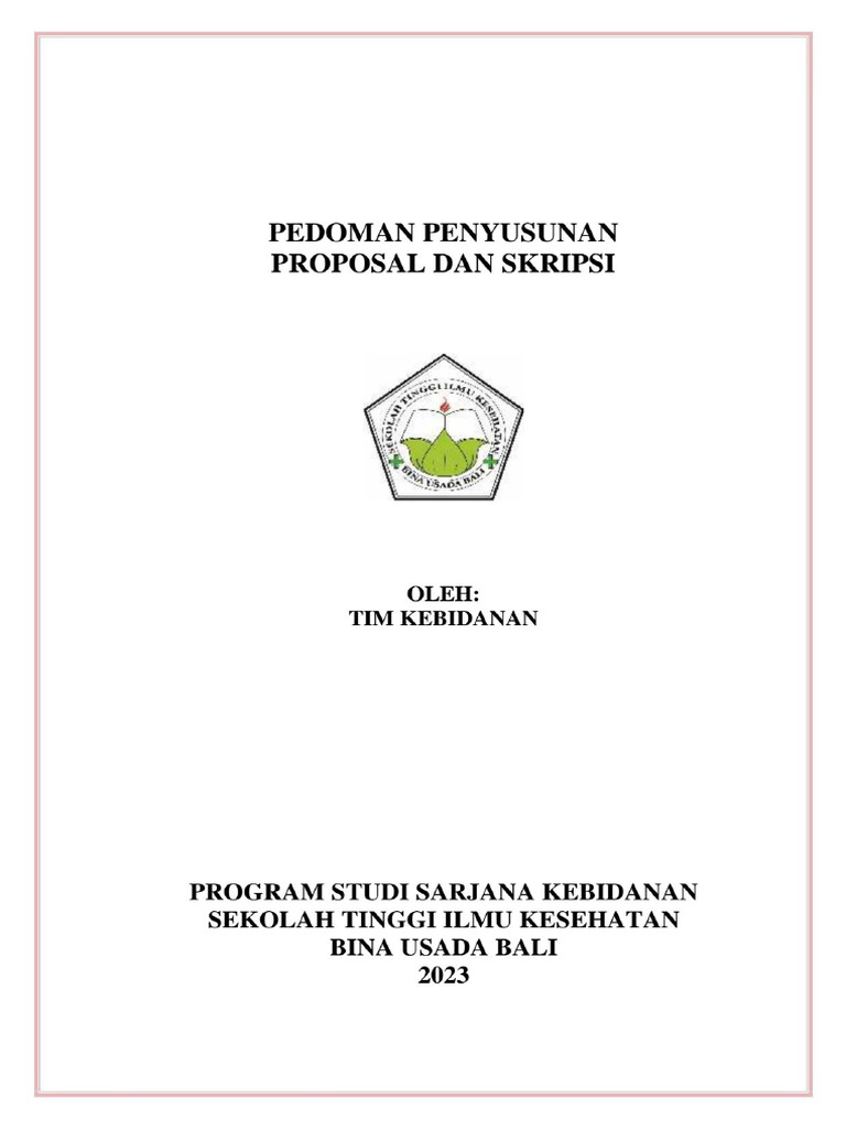 Buku Panduan Skripsi 2023 | PDF