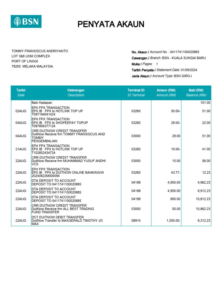 Indwdhi 20240831 | PDF | Debit Card | Financial Economics