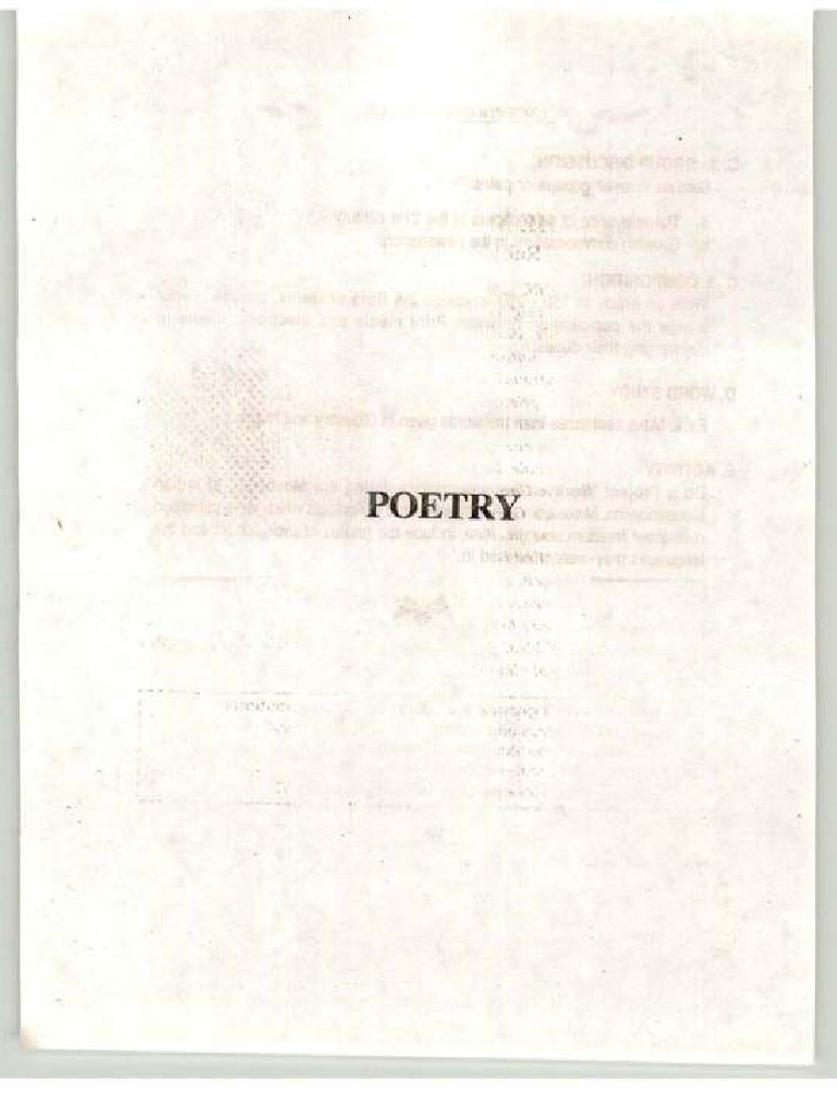 Class 11 Chapter 13 English Poetry Book Bihar Board | PDF