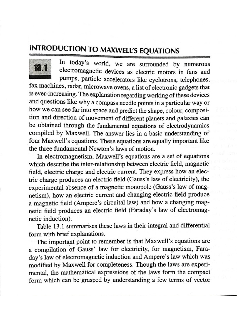 Maxwell's Equations and EM Waves | PDF