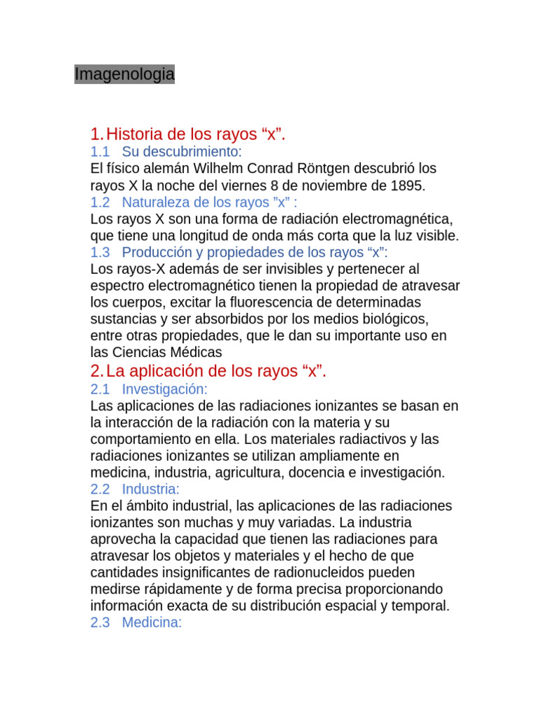 Antologia Imagenologia 2 | PDF | Rayo X | Imagenes medicas